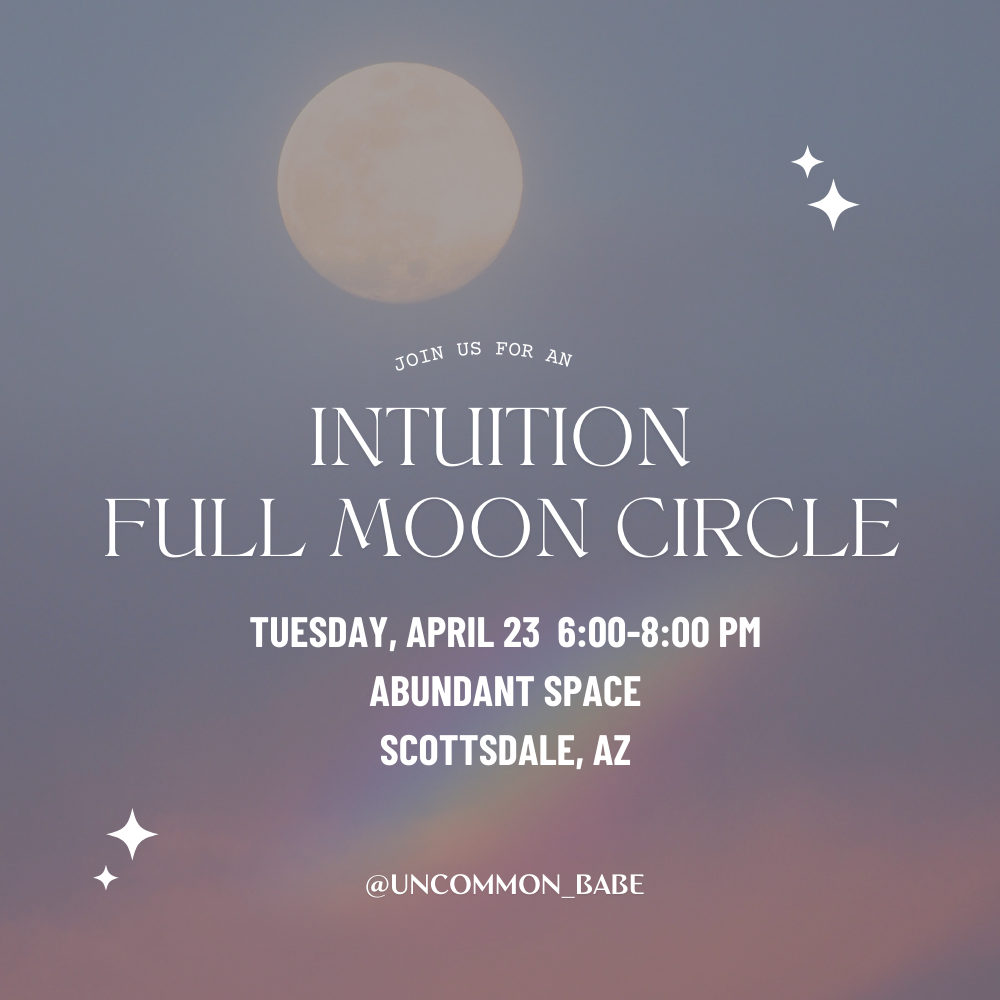 Intuition Full Moon Circle